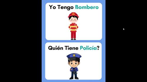 I Have, Who Has? Spanish Community Helpers, Jobs & Occupations ...