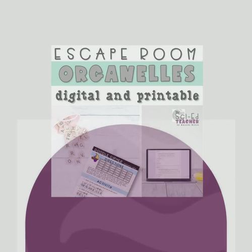 Cell Organelles Labeled Escape Room by Amanda Bowen - The Sci Ed Teacher