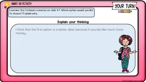 Grade 6 Financial Literacy 2020 Ontario Math Digital Google Slides