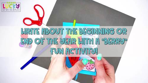 End of the Year Writing Craft - This Year was Berry Fun Craftivity