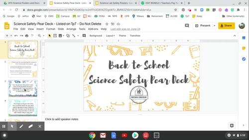 Middle School Science Safety Activity and Poster Bundle by Crosswalk ...