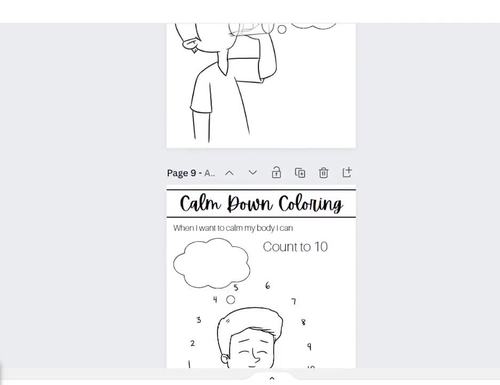 Calm Down Coloring Book │ Classroom behavior management │ Self ...
