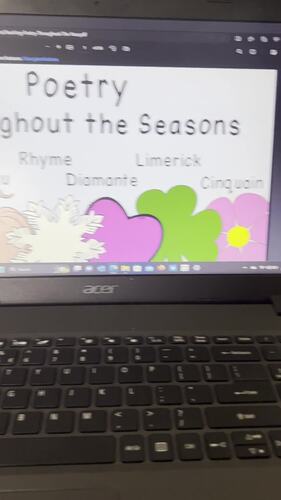 Poetry Skills PowerPoint and Printable Interactive Bulletin Board - All ...