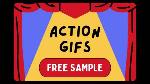 Animated ACTION GIFS Presentation for VERBS - 20 Real-Life Video Shorts ...