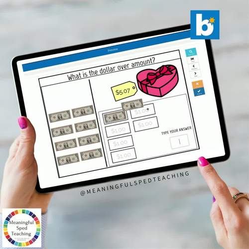 Valentine's Day Life Skills Next Dollar Up Digital Boom Cards™ | TPT