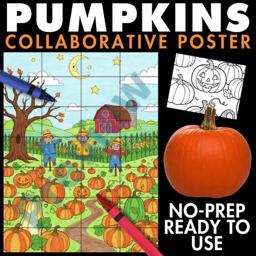 Pumpkin Activity Fall Craft and Writing Collaborative Poster Project ...