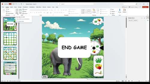 Eating Elephant - Open Ended and Editable Digital PowerPoint Game by ...