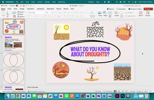 V8.4 Australian Curriculum - Year 6 - Droughts Lesson Sequence | TPT