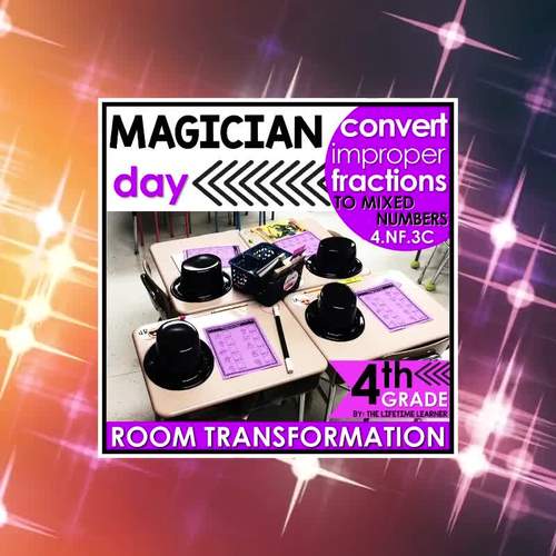 4th Grade Room Transformation | Convert Mixed Numbers and Improper ...