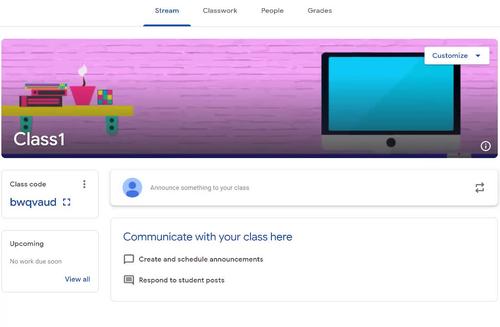 Animated Google Classroom Headers (¡Vamos a trabajar!) Banners Distance ...