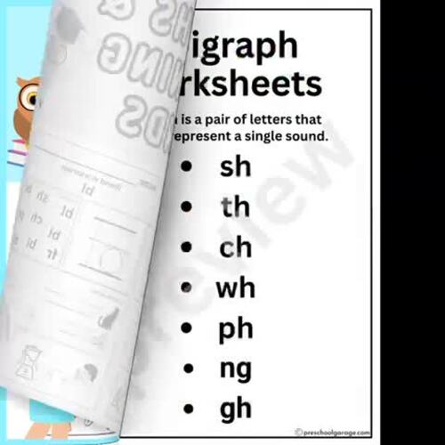 Phonics Fun: Digraphs and Beginning Blends Worksheets for Early Readers