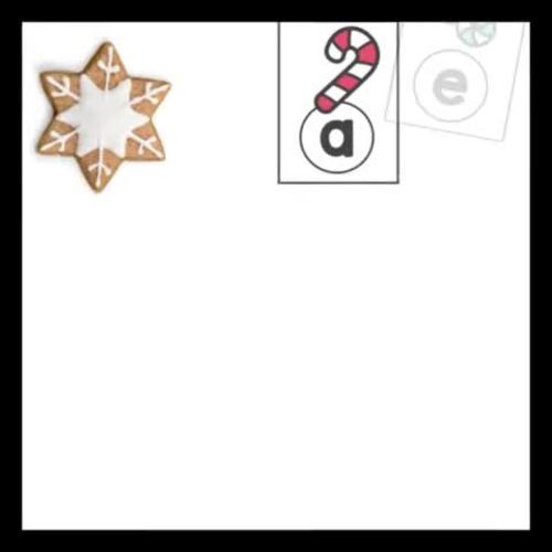 Kindergarten Christmas Game | Gingerbread House Alphabet Find & Trace ...