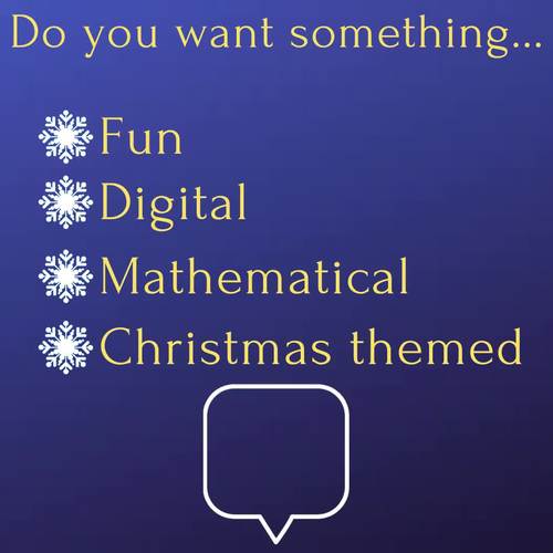 Christmas Math Holiday Tessellations Digital Craft Activity | TPT