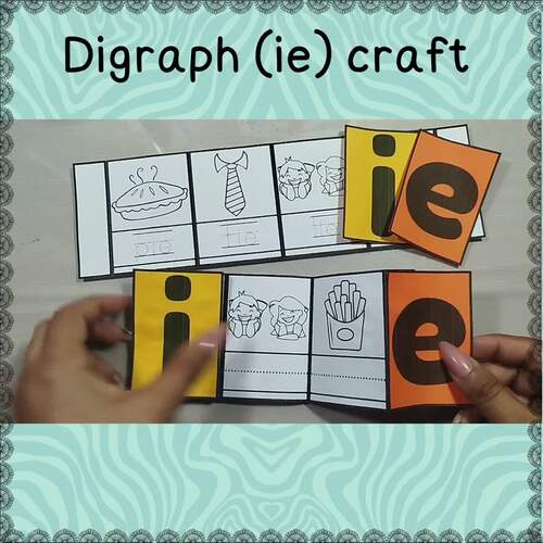 Digraph (ie) Craft | Phonics Activity for Kindergarten & 1st Grade