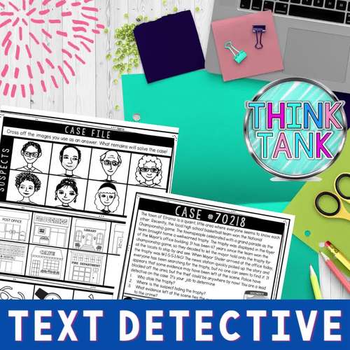 Executive Branch Text Marking Detective Mystery - Reading Passages ...
