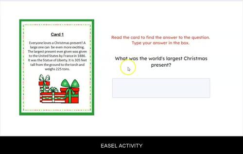 Christmas Activity Scavenger Hunt with Option by CarolJ Creations