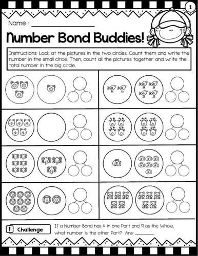 Kindergarten Math 20: Composing & Decomposing to 10 Activities & Skills