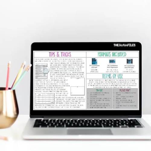 TPT Forward Conference 2022 Handouts Schedule Digital PDF by The ...