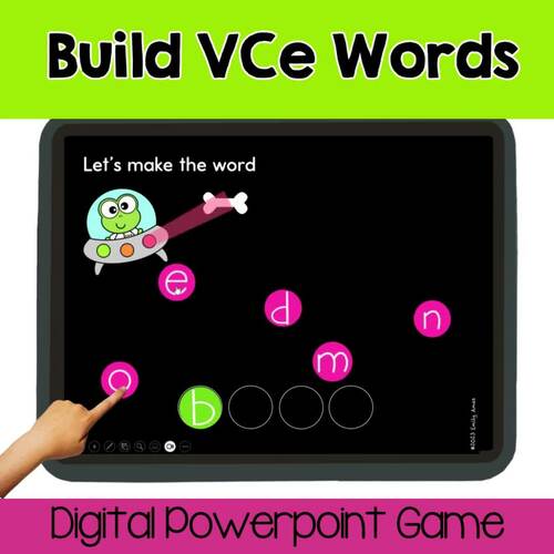 Phonics Games: Alien Space Word Building Silent E Digital Game by Emily ...