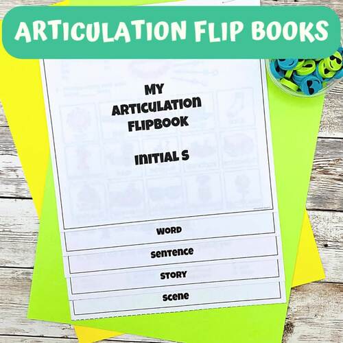 R and R Clusters Articulation Flip Books Speech Therapy R Articulation ...