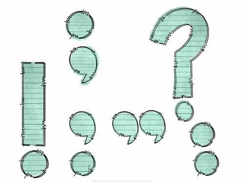 Blue Mint doodle Clipart Bulletin Board Letters | 2022 by ...