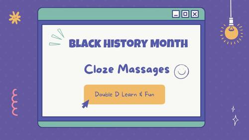 Black History Month Activities Fill in the Blank-K-2nd MorningWork ...