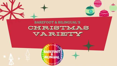 Christmas Clipart Variety Bundle by Barefoot and Bilingual Clipart and More
