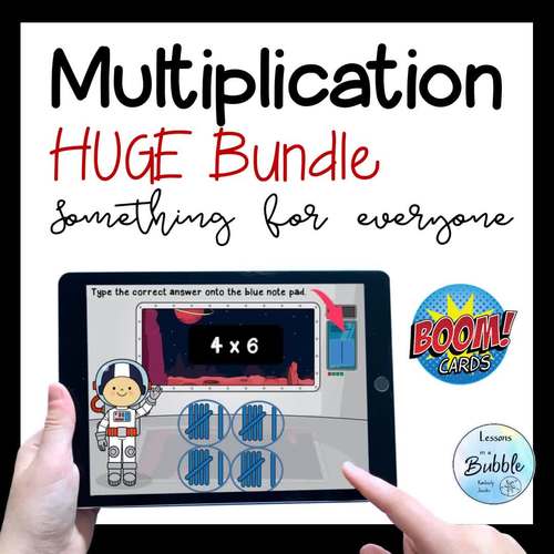Multiplication Boom Card Bundle | digital activities #sale | TpT