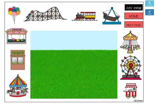 Speech Carnivals Articulation Activity BOOM CARDS™ No Print Teletherapy