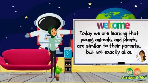 Distance Learning - Animals and their Babies by AmberandAla Animations