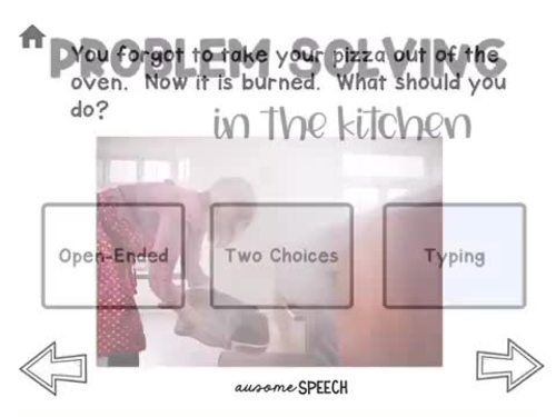 Functional Life Skills Problem Solving Boom Cards: In the Kitchen