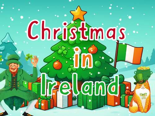Holidays Around the World Christmas in Ireland PowerPoint Slide for K ...