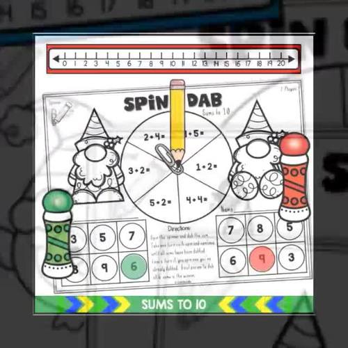 Christmas: Addition & Subtraction – Bingo Dauber Games | TpT