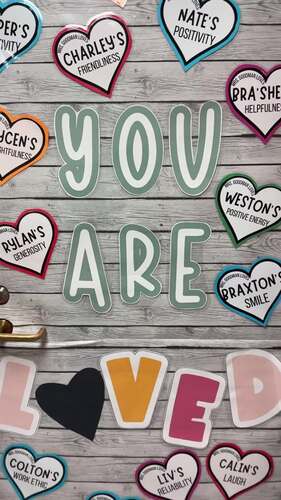 Valentine's Day Bulletin Board, Relationship Building Display ...