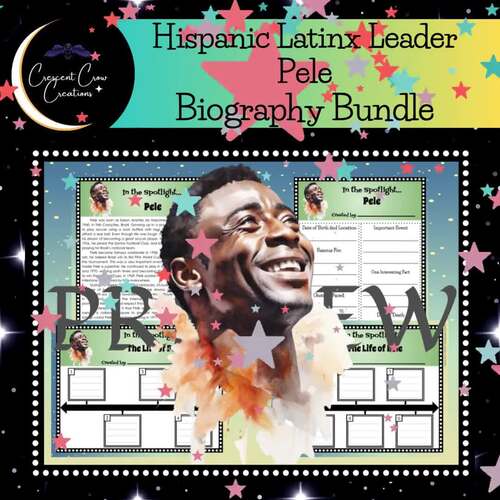 Hispanic Latinx Leader Pele Hispanic Heritage Month Biography Bundle