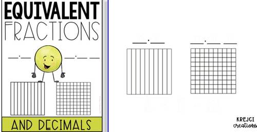 Fraction and Decimal Anchor Charts - PRINTABLE AND DIGITAL - 4th Grade Math