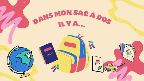 Dans mon Sac à Dos (Français) | Vocabulaire, Activités Imprimables pour ...
