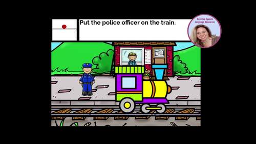 Community Helpers Train Who Questions, Vocabulary & Sentence Building