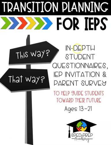 Transition Planning for IEPs - Special Education | TPT