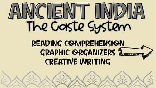 Ancient India Reading Passages & Comprehension Digital Resource Caste ...