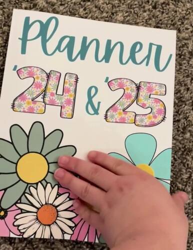 2024-2025 Digital/Printable Planner! Monthly themed agenda, elementary ...