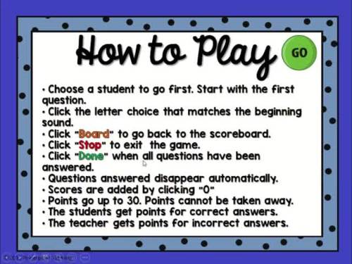 Identifying Beginning Sounds Teacher vs. Student Game 3 by Teacher Gameroom