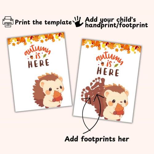 Squirrel Template | Fall Handprint Craft | Fall Craft | Fall Activities ...