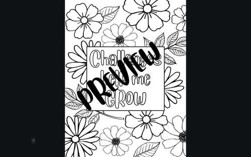 Growth Mindset Coloring Pages by science4middles | TPT