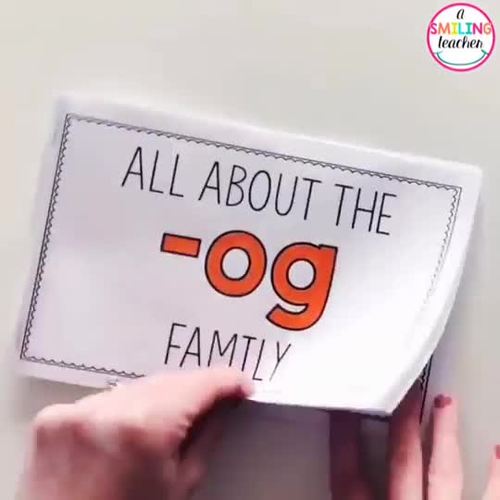 Short O Family Emergent Readers (Interactive) by A Smiling Teacher