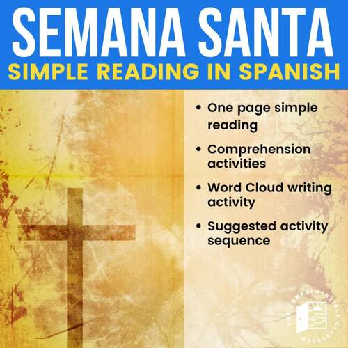 Semana Santa: Basic reading and comprehension activities in Spanish