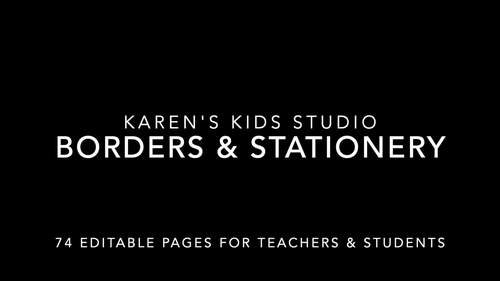 Borders Clipart All Occasion School & Home (Karen's Kids Clip Art)