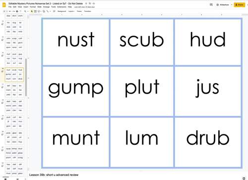 Digital Phonics Nonsense Word Mystery Pictures - Set 2- UFLI ...