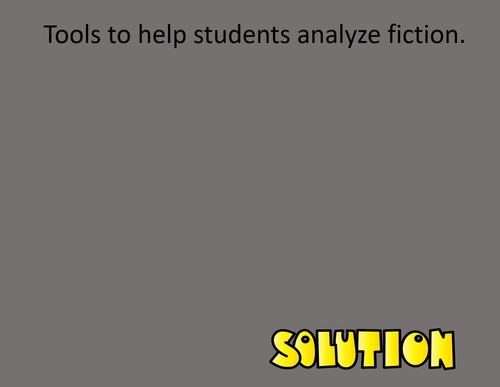 Elements of Fiction and Story Elements: Fiction Analysis Bundle: