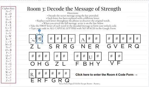 Rosa Parks Digital Escape Room | Civil Rights Activities | Grades 5-8